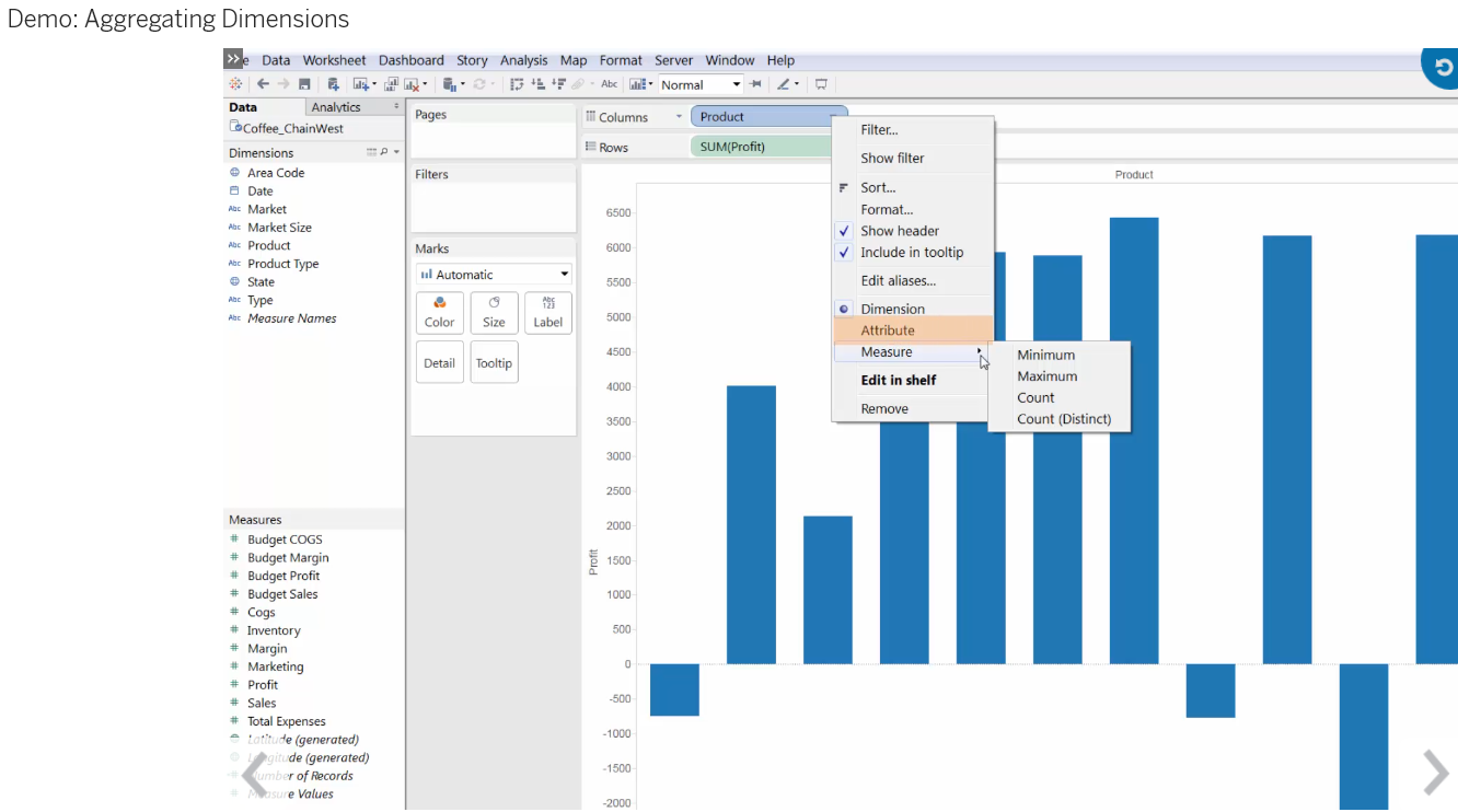 Advanced Calculations: Aggregating Dimensions | Data-Driven-Decision-Making